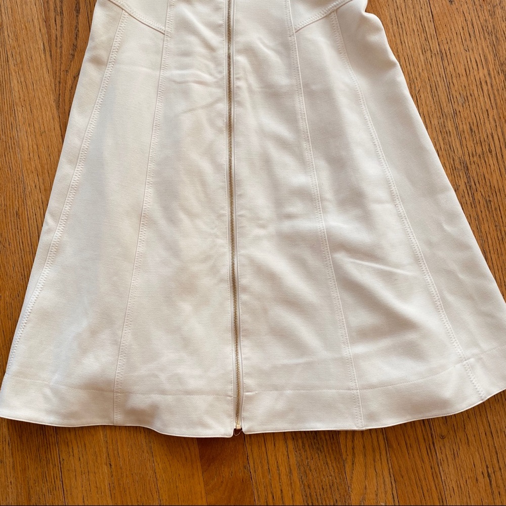 Beautiful Whbm Pure White Fit & Flare Dress - Gem